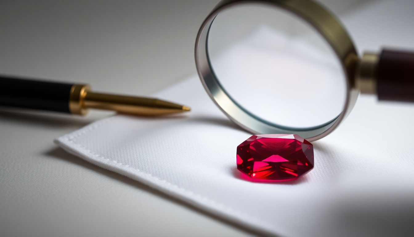 how can you tell if a ruby is real