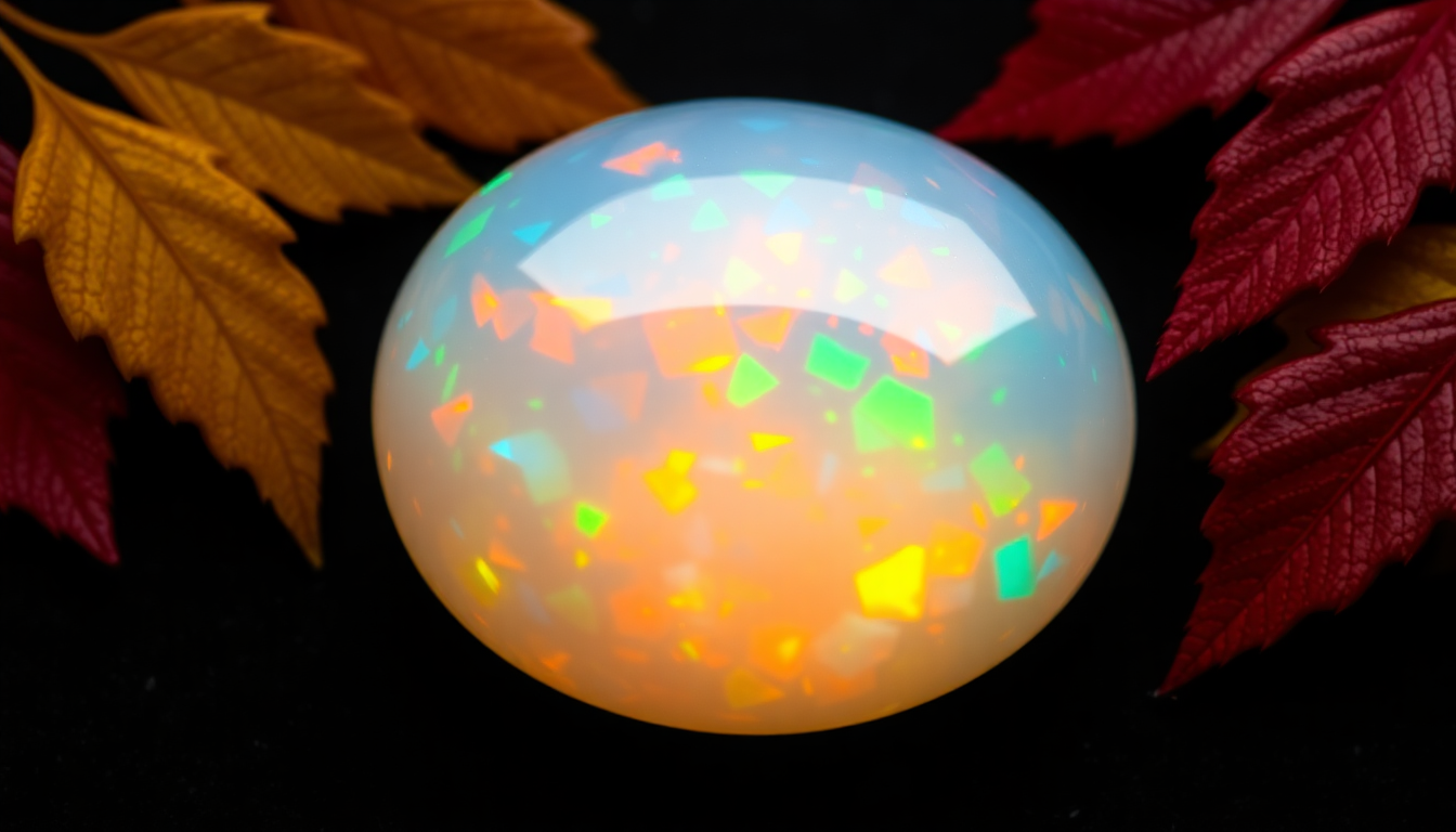 gemstone for october Opal